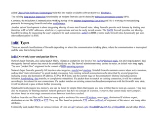 Firewall | ODT | Information and Network Security | Computing