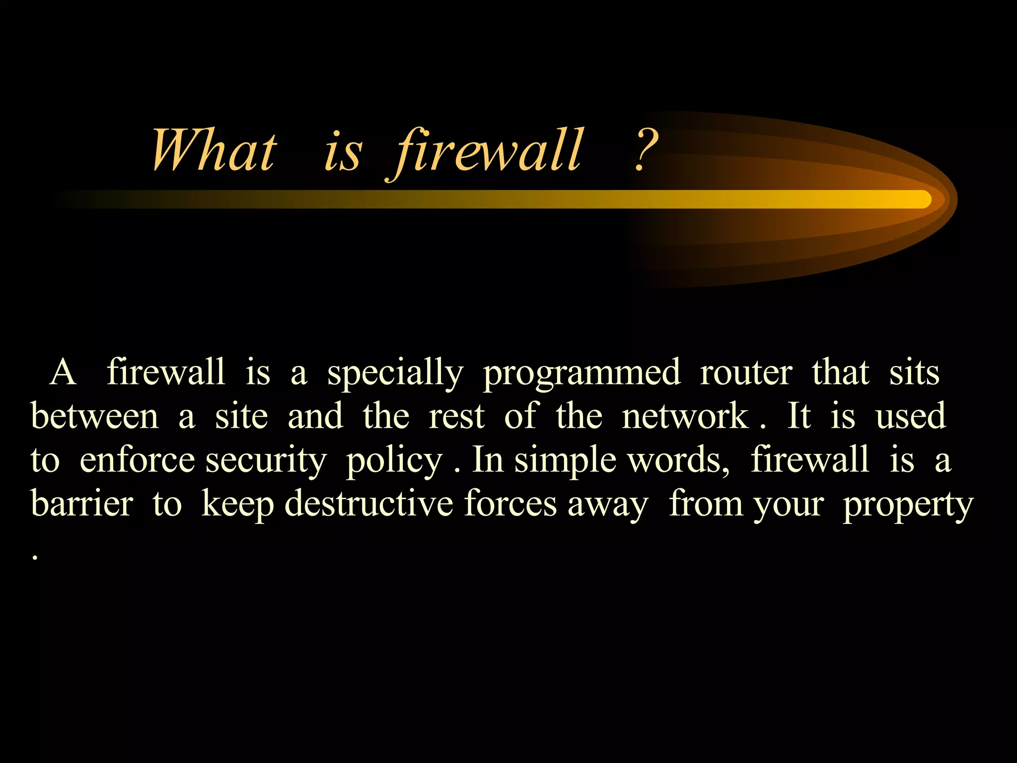 Firewall | PPT