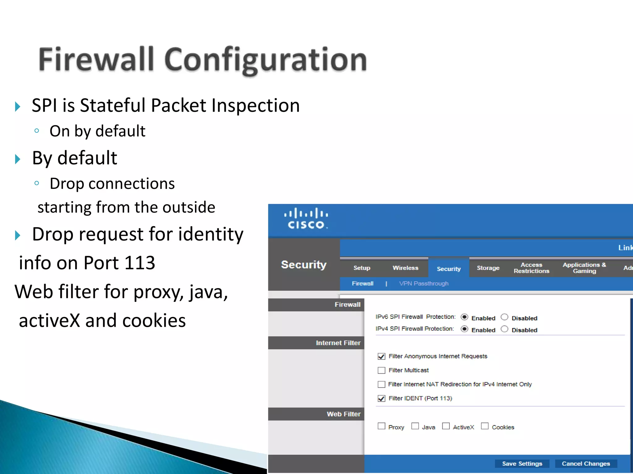Firewall | PPTX | Computer Networking | Computing