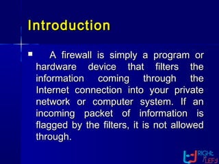 Tech 101: Understanding Firewalls | PPT