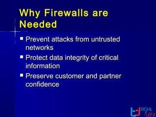 Tech 101: Understanding Firewalls | PPT