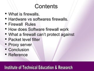 Firewall | PPT
