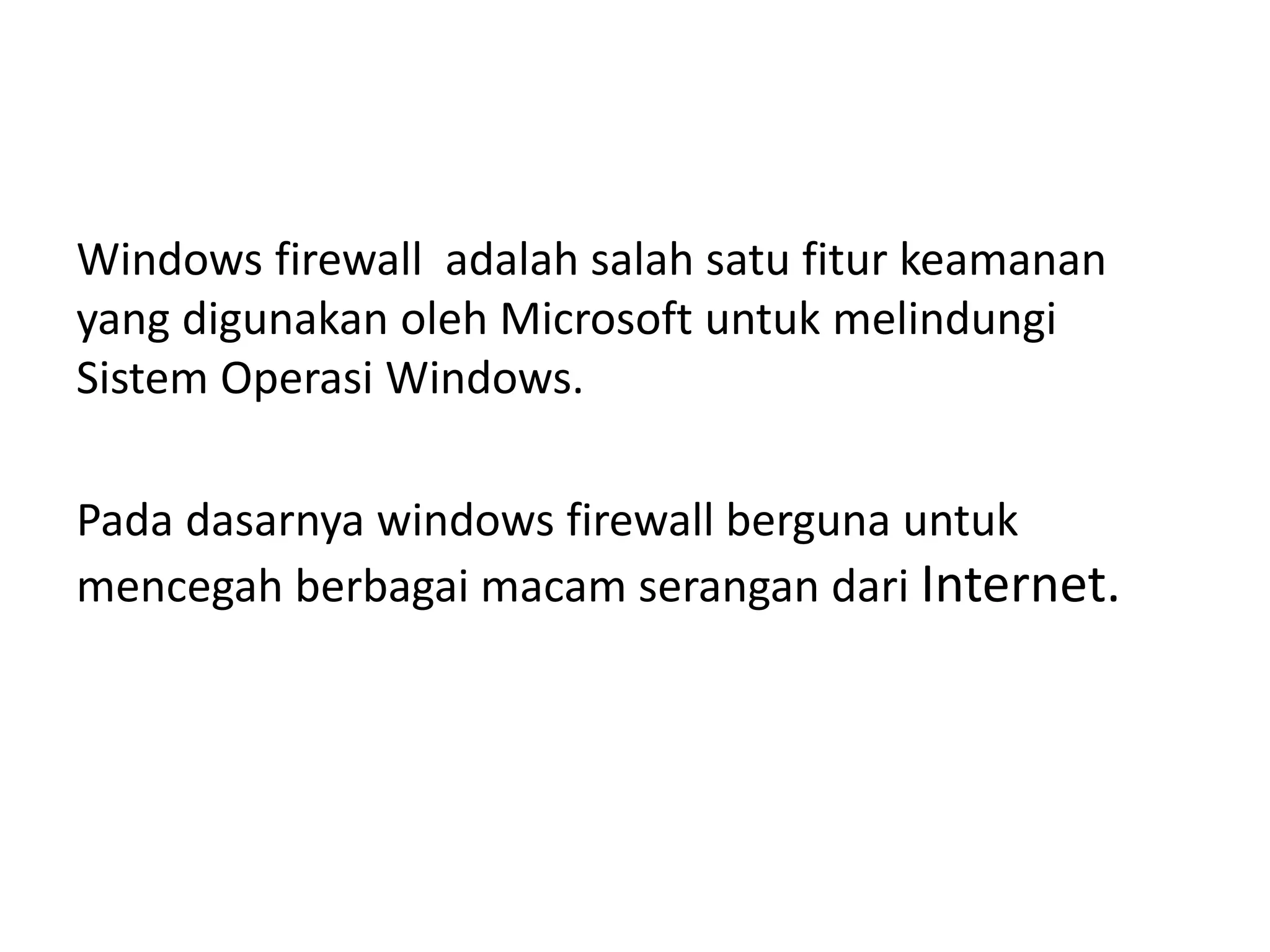 Windows Firewall.ppt