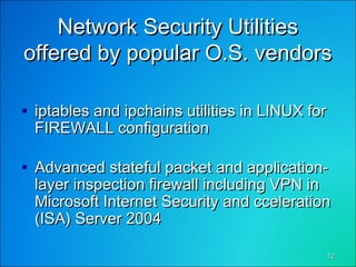 Network Security Through FIREWALL | PPT