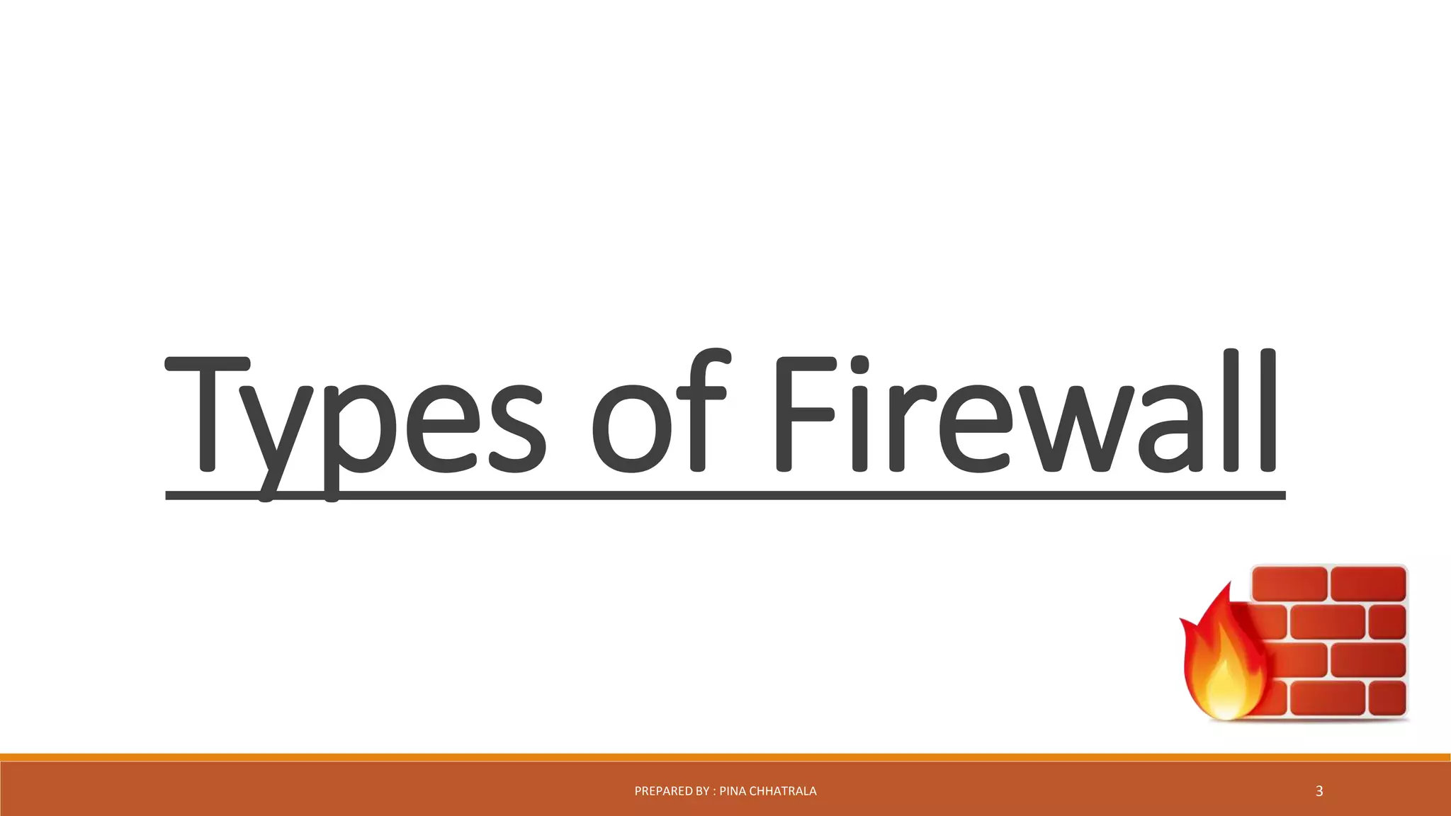 Types of firewall | PPTX