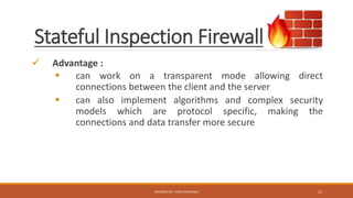 Types of firewall | PPTX