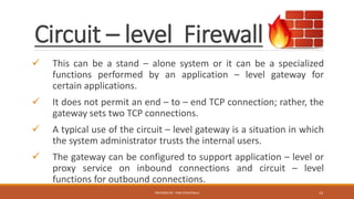 Types of firewall | PPTX