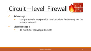 Types of firewall | PPTX