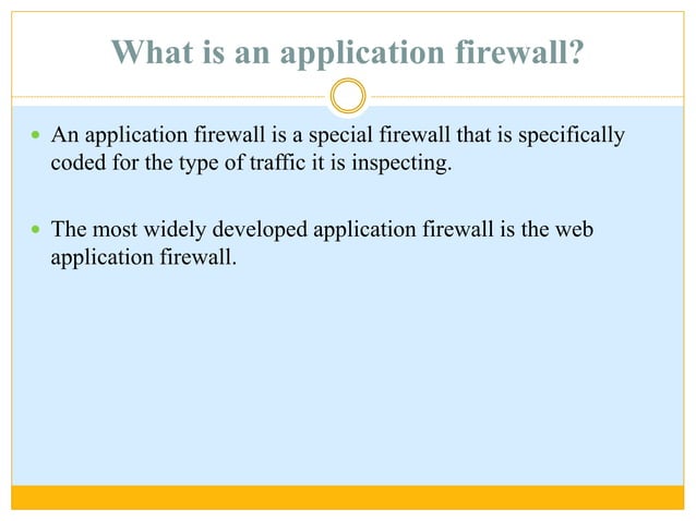 Firewall | PPTX | Computer Networking | Computing