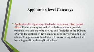 Firewall and Types of firewall | PPTX