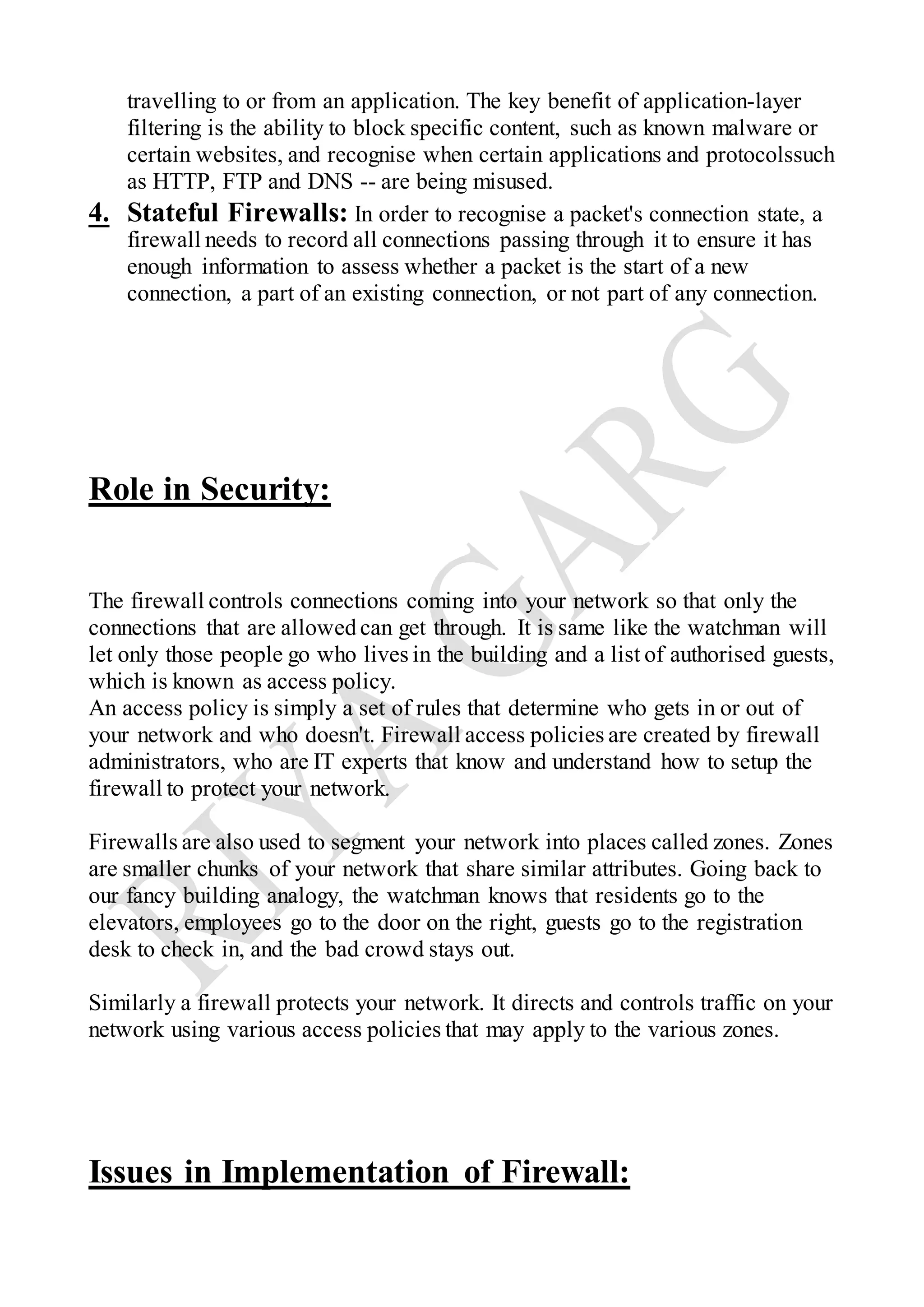 Firewall | DOCX | Computer Networking | Computing