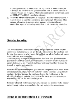 Firewall | DOCX | Computer Networking | Computing