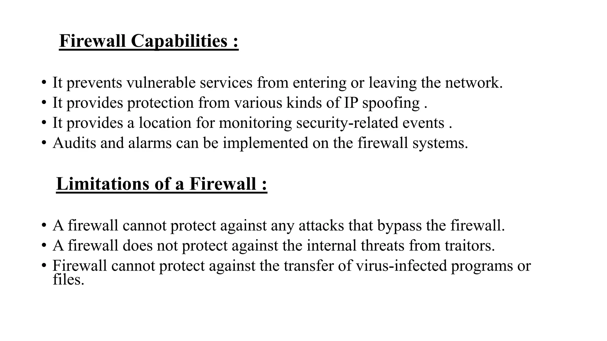 Firewall and its Types | PPTX