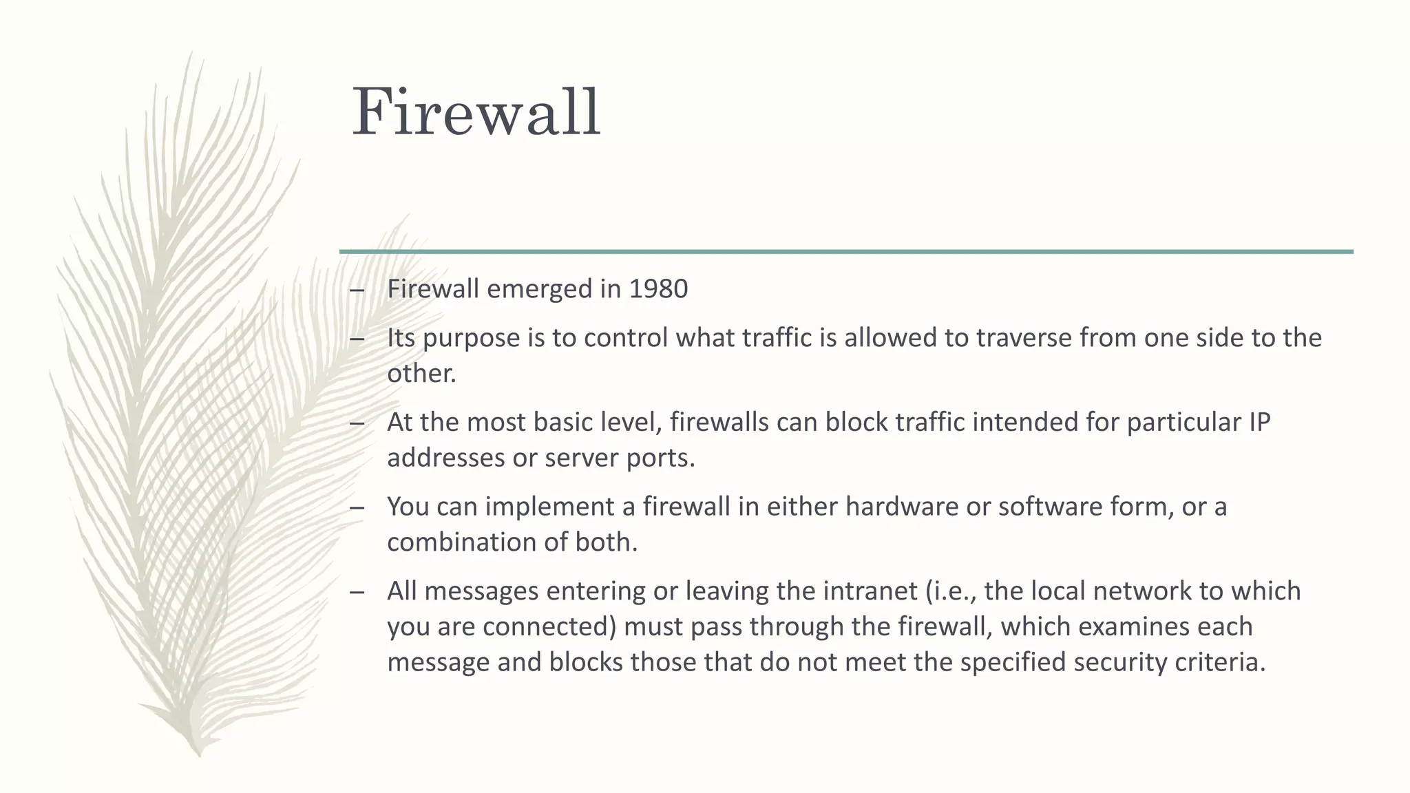 Firewall | PPTX