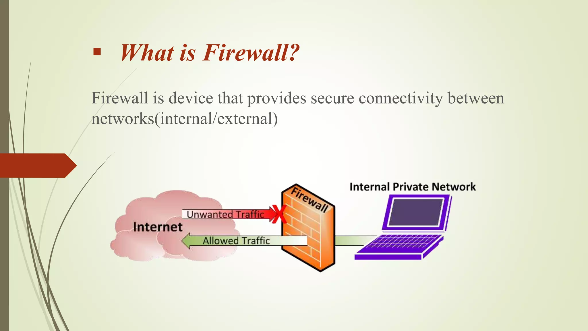 Firewall presentation | PPTX