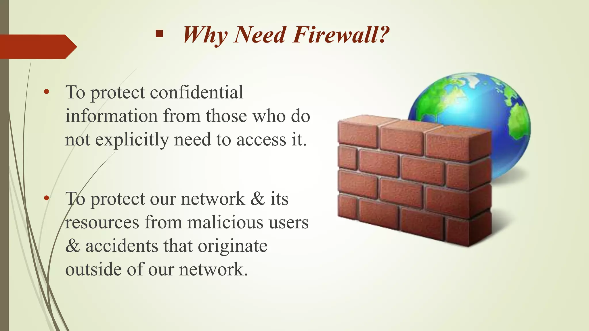 Firewall presentation | PPTX