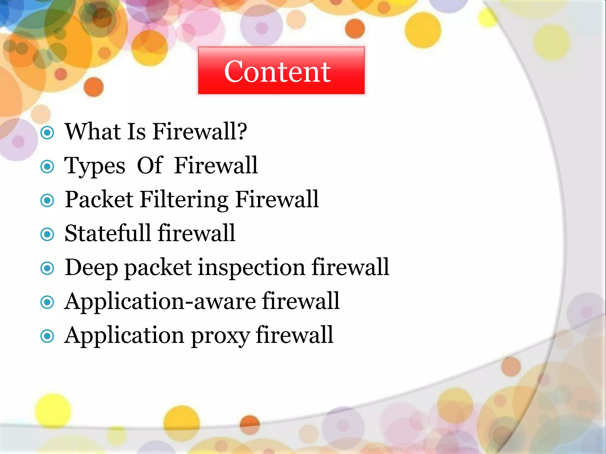 Firewall & types of Firewall | PDF | Computer Networking | Computing
