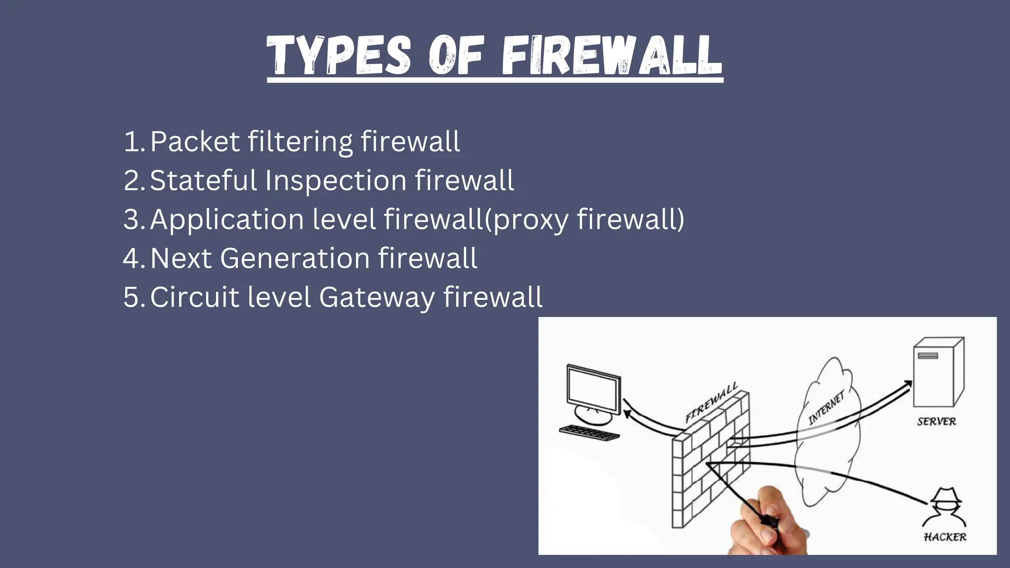 FIREWALLs in an information security.ppt