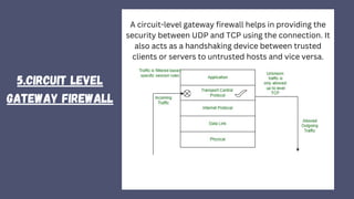 FIREWALLs in an information security.ppt