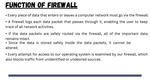 FIREWALLs in an information security.ppt