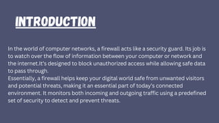 FIREWALLs in an information security.ppt