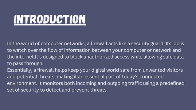 FIREWALLs in an information security.ppt