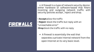 FIREWALLs in an information security.ppt