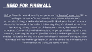 FIREWALLs in an information security.ppt