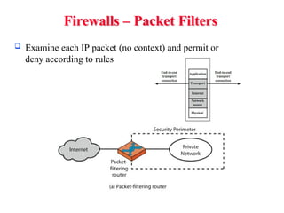 Introduction to firewalls and virtual private networks | PPTX