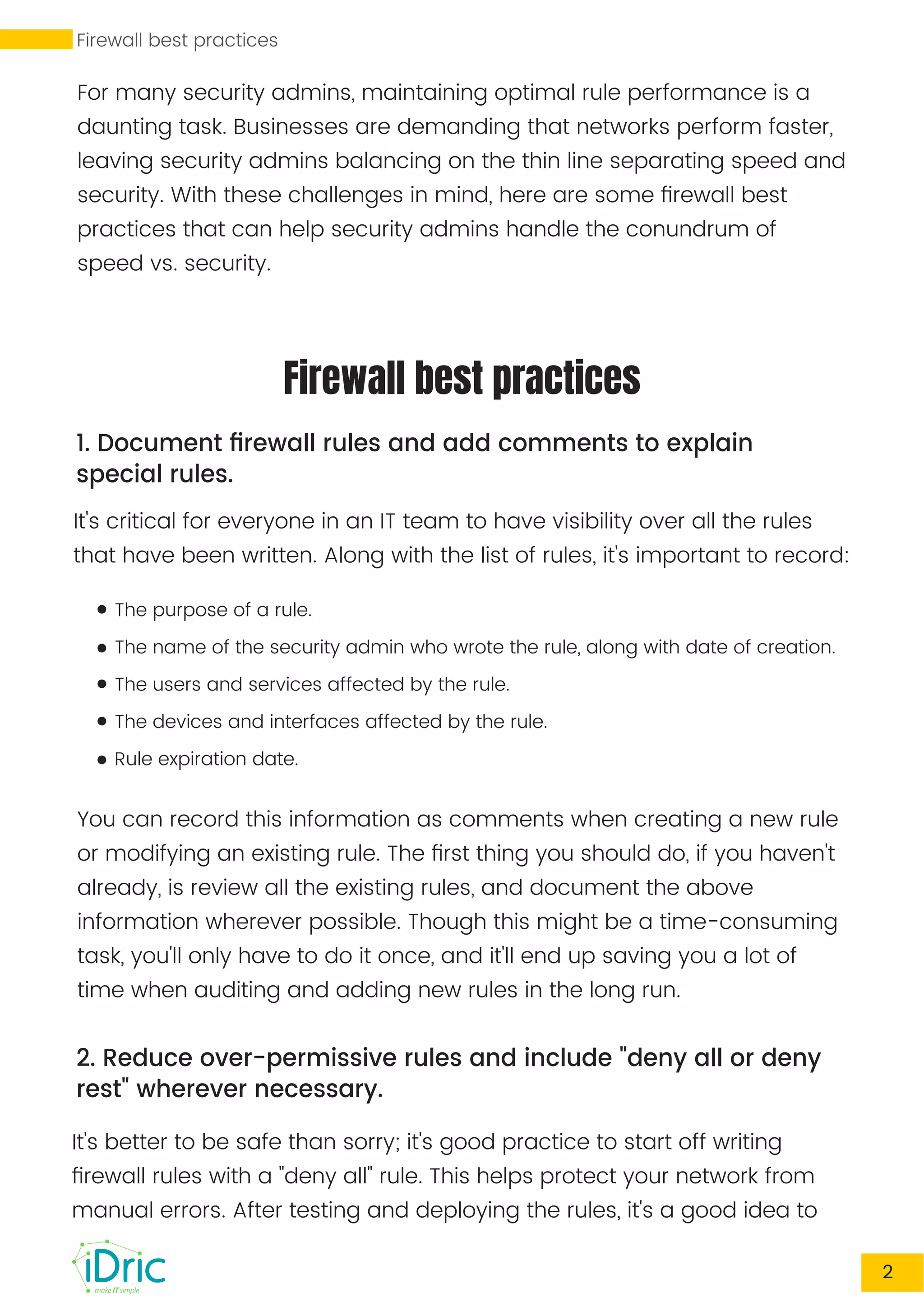 Firewall best-practices-firewall-analyzer | PDF
