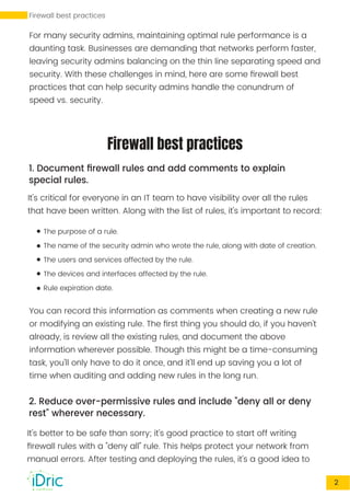 Firewall best-practices-firewall-analyzer | PDF