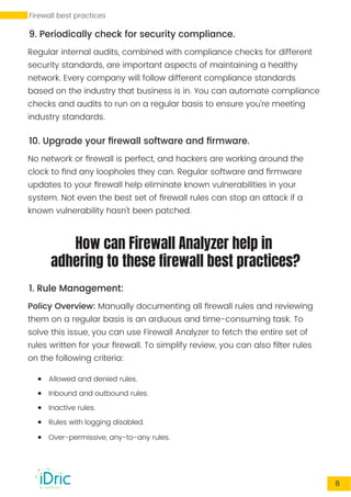 Firewall best-practices-firewall-analyzer | PDF