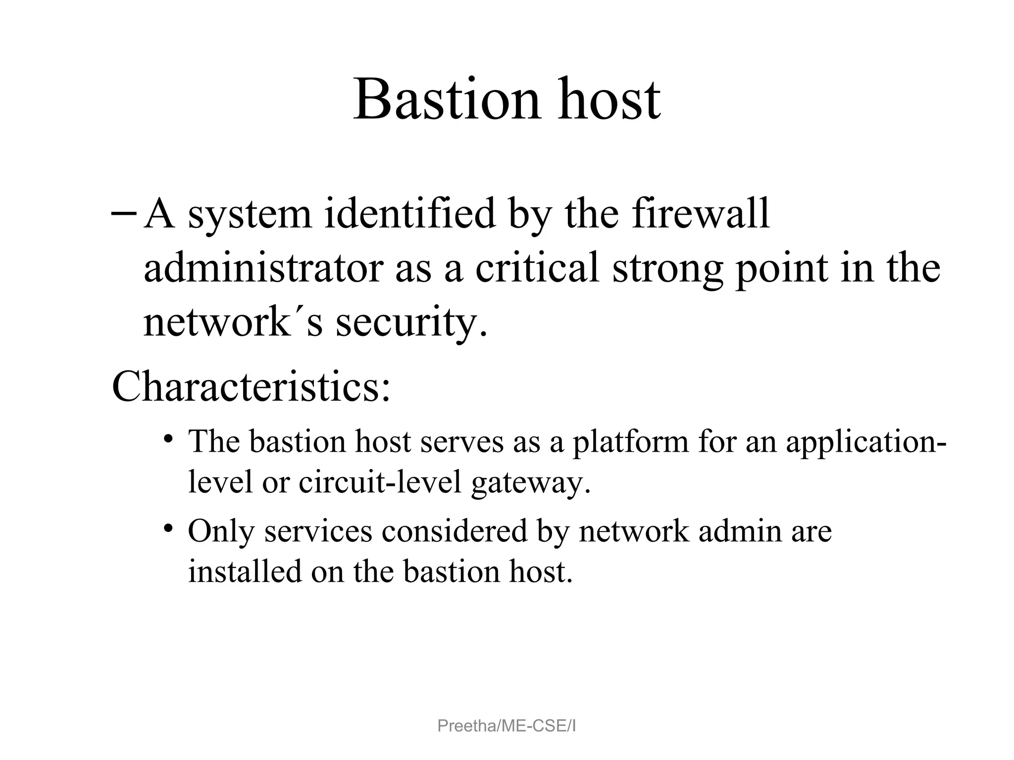 Firewall & its configurations | PPT