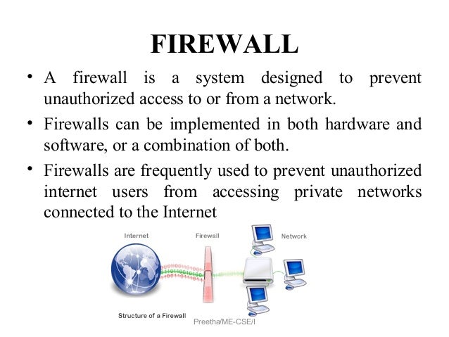 Firewall & its configurations