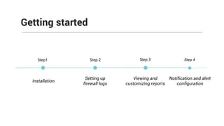 ManageEngine Firewall Analyzer training | PPTX