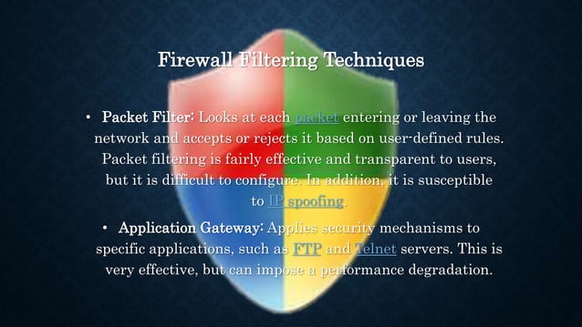 Firewall and its configuration | PPTX