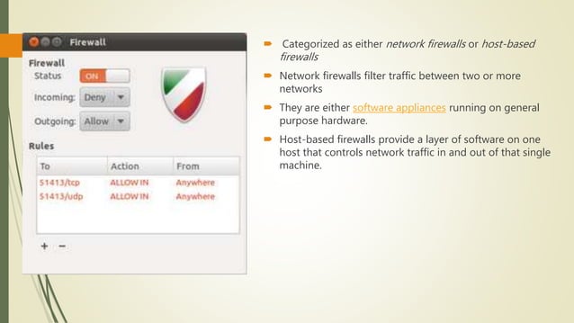 Firewall and vpn | PPTX | Computer Networking | Computing