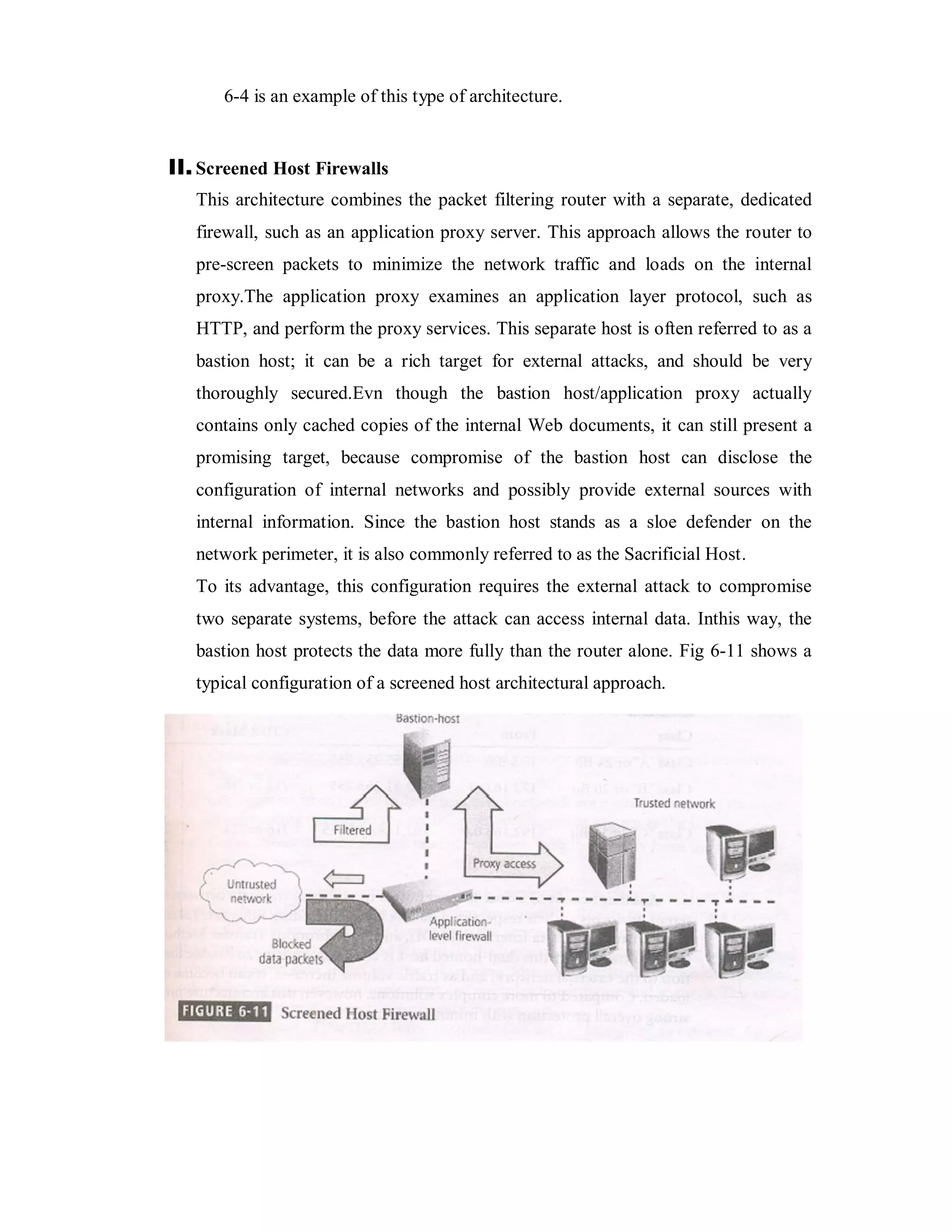 Firewall architectures | PDF