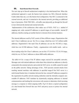 Firewall architectures | PDF | Computer Networking | Computing