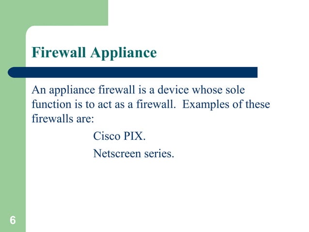 Firewall basics | PPT