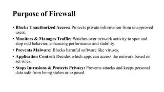 Firewall By Saood N Mubeen for network security.pptx