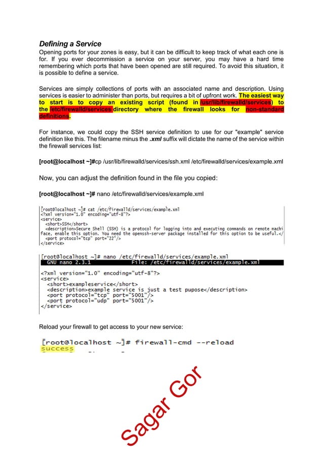 Firewalld | PDF | Operating Systems | Computer Software and Applications