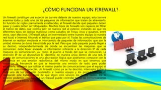 Firewall diapositivas | PPTX