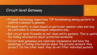 Firewall and It's Types | PPTX