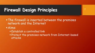 Firewall and It's Types | PPTX