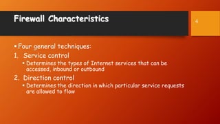 Firewall and It's Types | PPTX