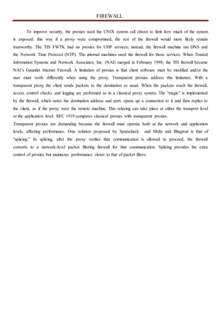 Firewall final (fire wall) | PDF