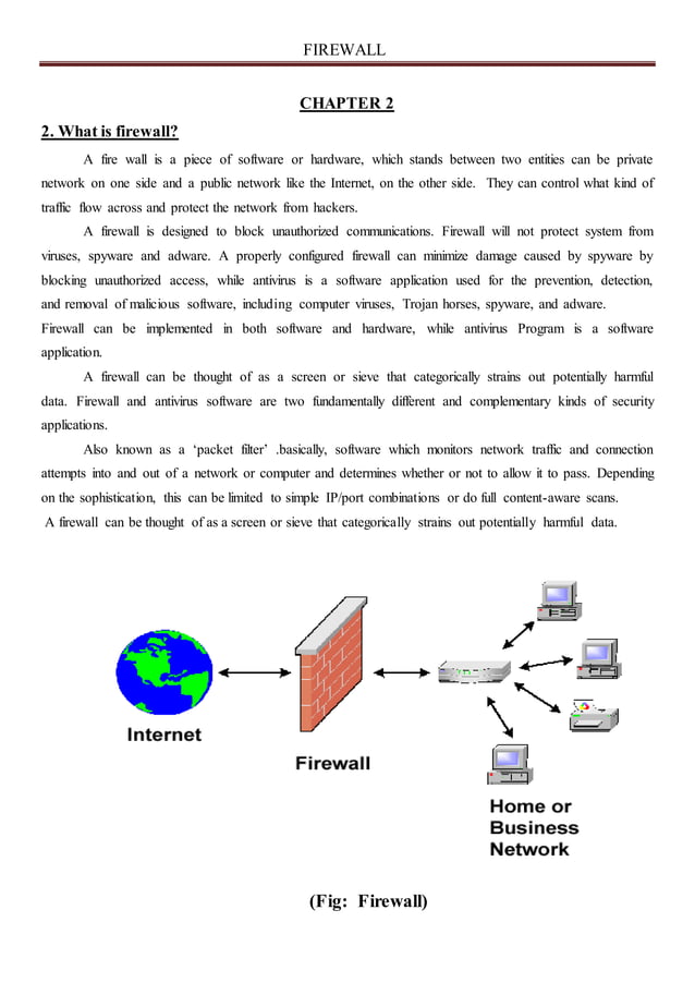 Firewall final (fire wall) | DOCX | Internet | Computing