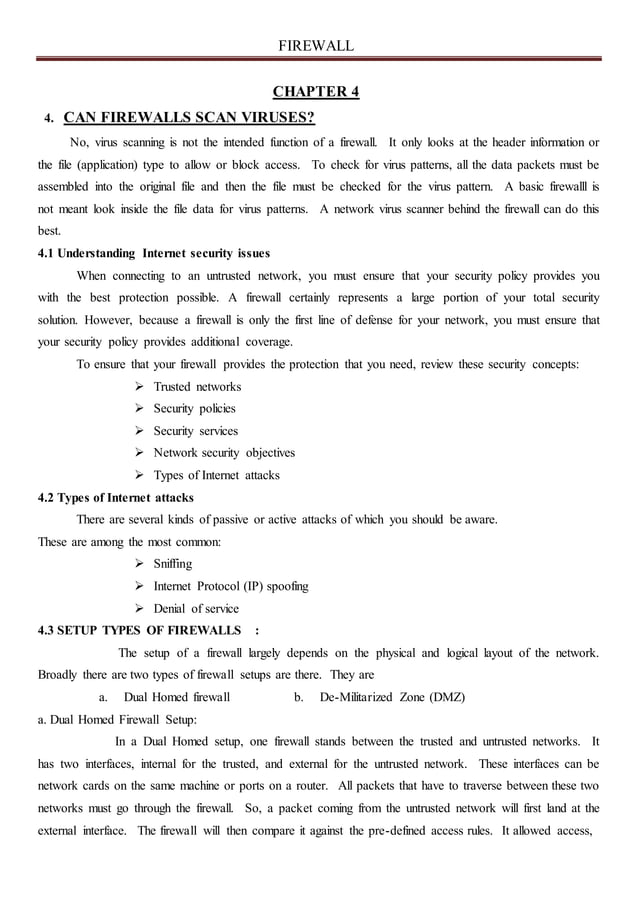 Firewall final (fire wall) | DOCX | Internet | Computing