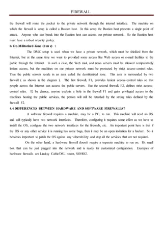 Firewall final (fire wall) | PDF